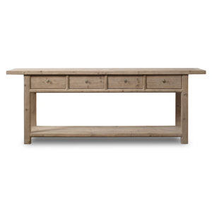 Lily's Living Long Amalfi Console Table With 4 Drawers 90 Inches | Wayfair